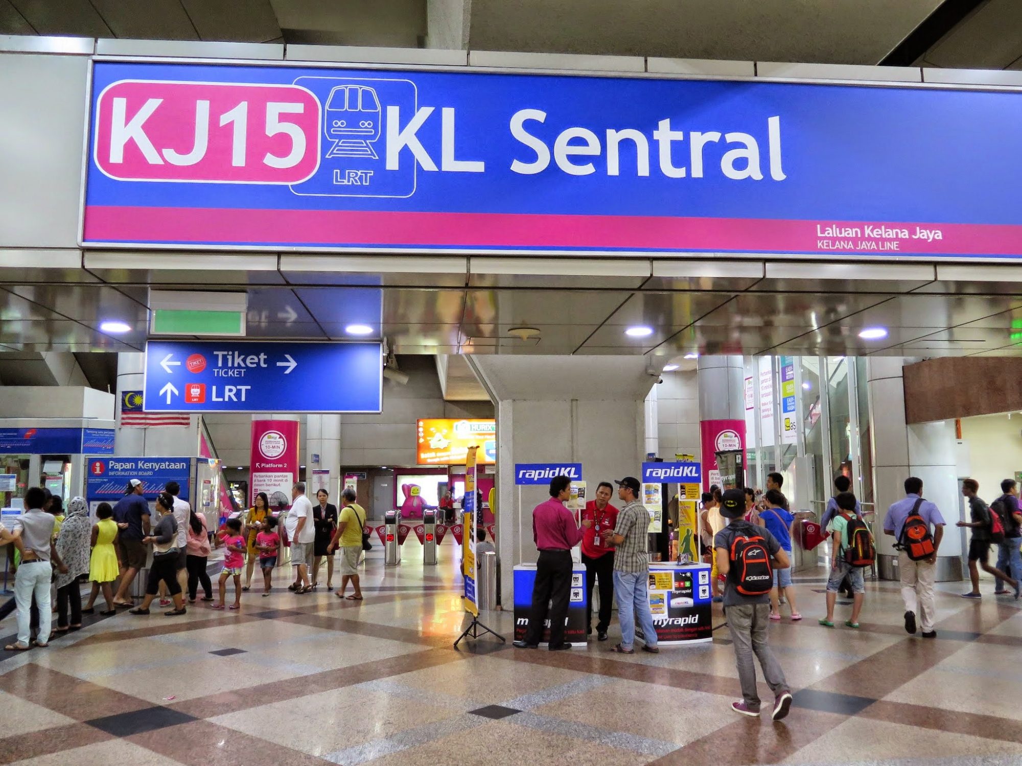 Stesen Sentral Kuala Lumpur, transport hub that links KL metropolitan ...