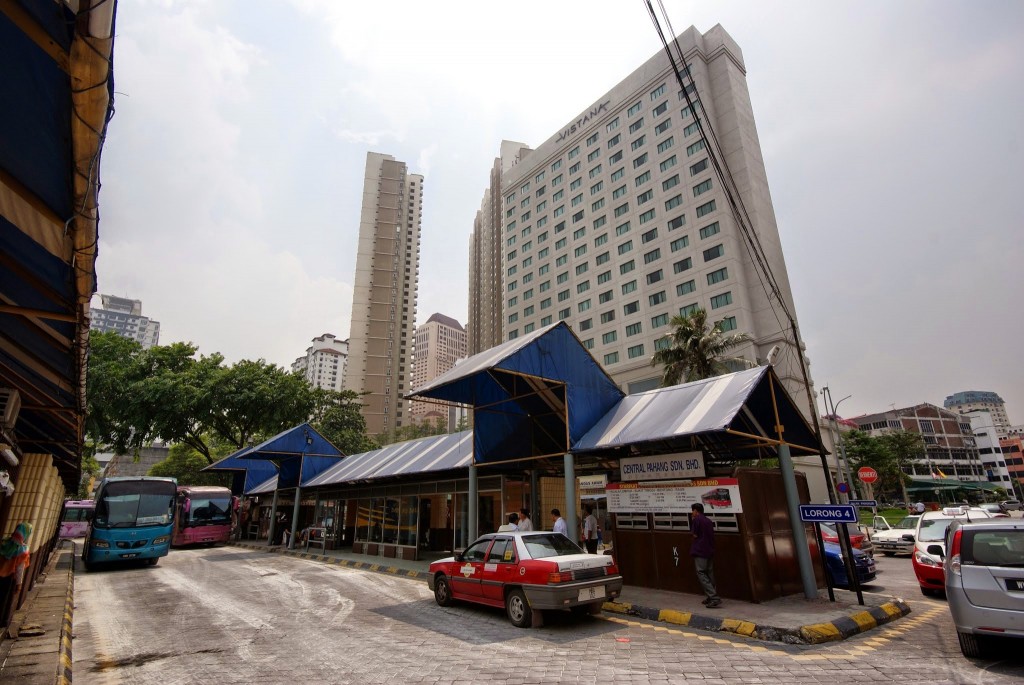 Pekeliling Bus Terminal near Titiwangsa MRT, LRT & Monorail stations