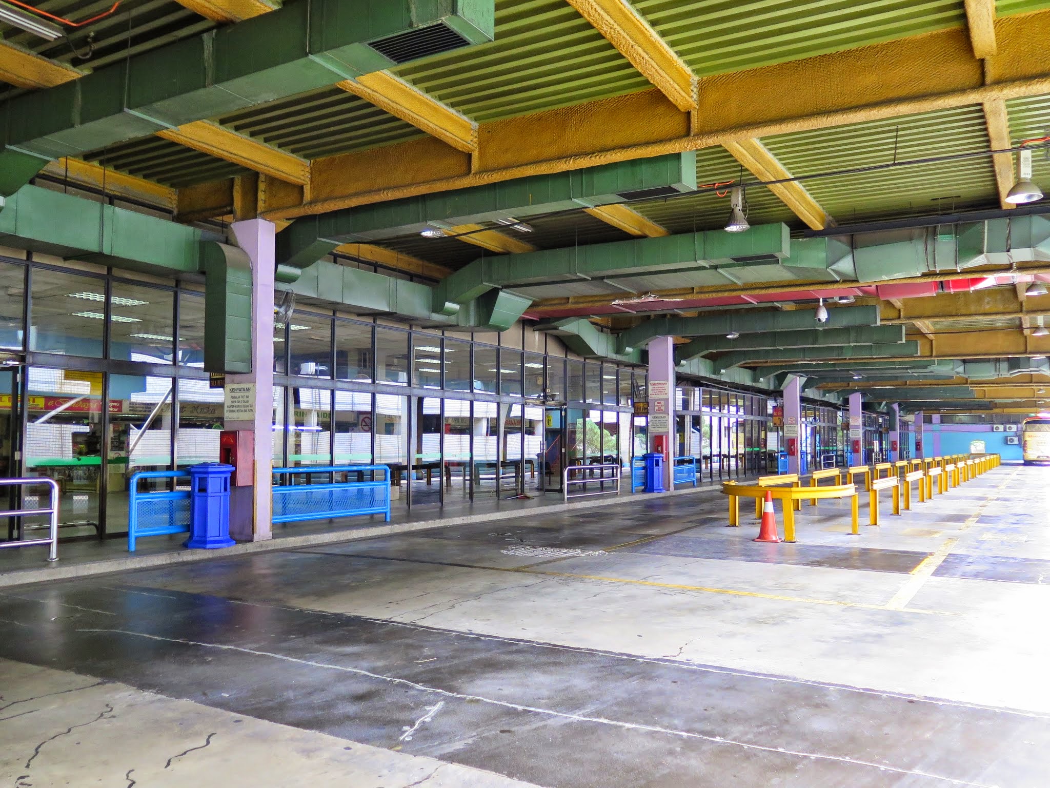 Putra Bus Terminal, bus terminal to Malaysia East Coast states